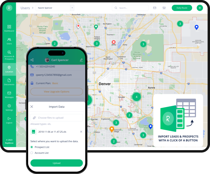 Sales Route Planner With Import Excel To Add Multiple Stops With One Click